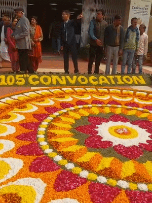 BHU holds grand 105th convocation ceremony; Girl students lead medal ...