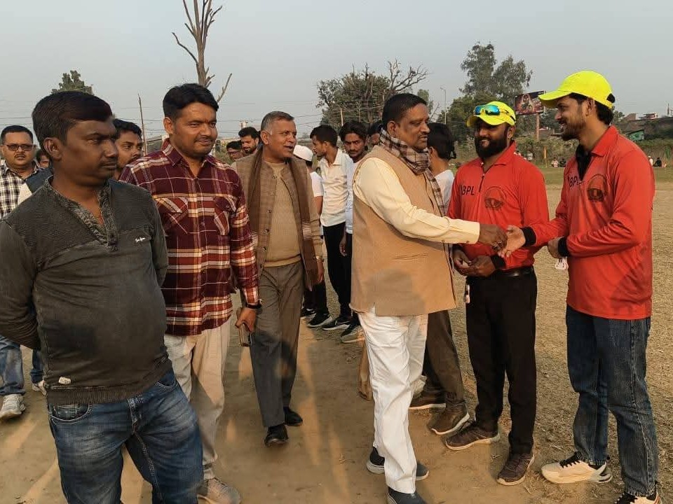 MLA Paltu Ram inaugurated the Dharampur Cricket Tournament.