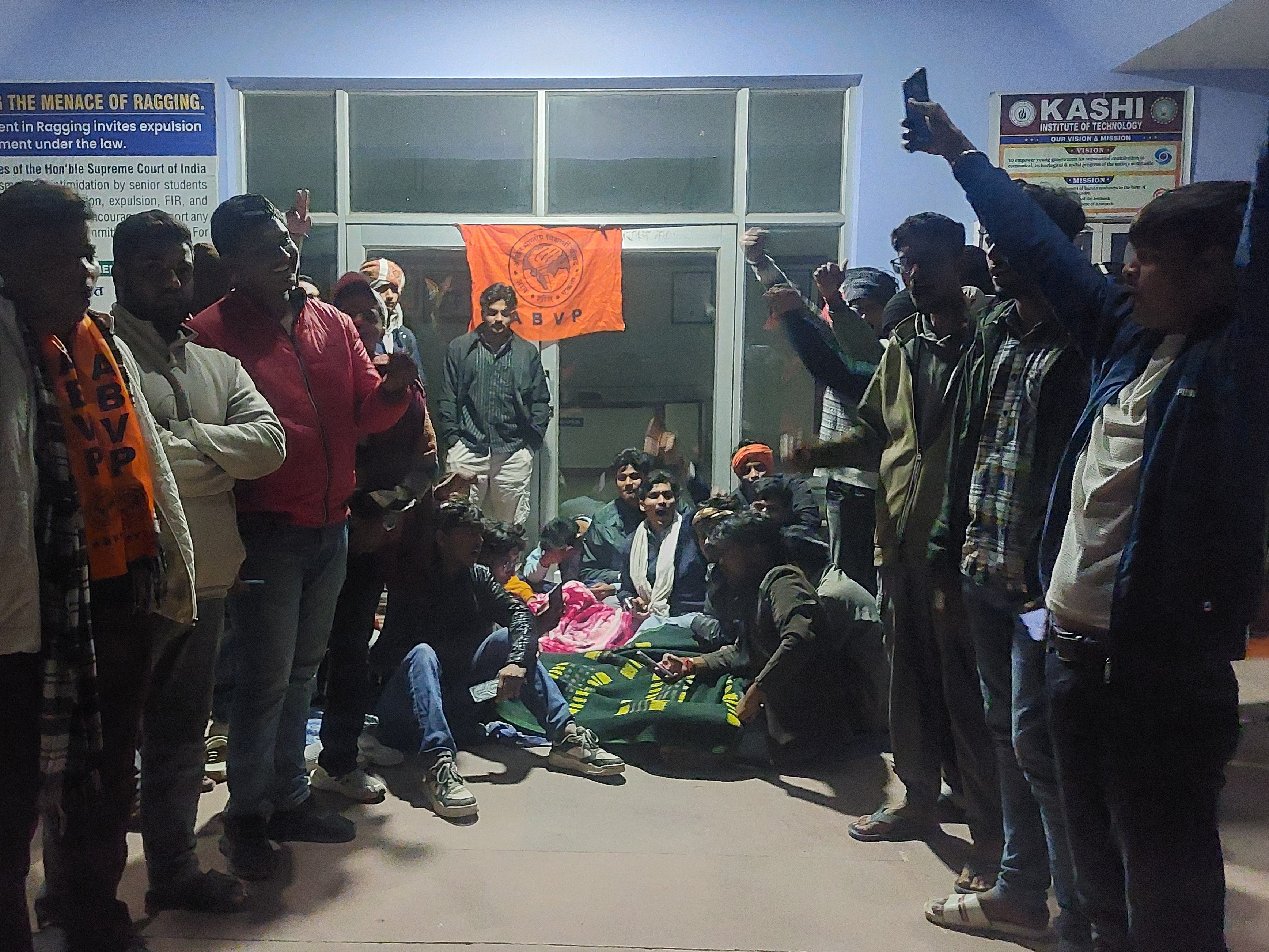 Student protest at KIT