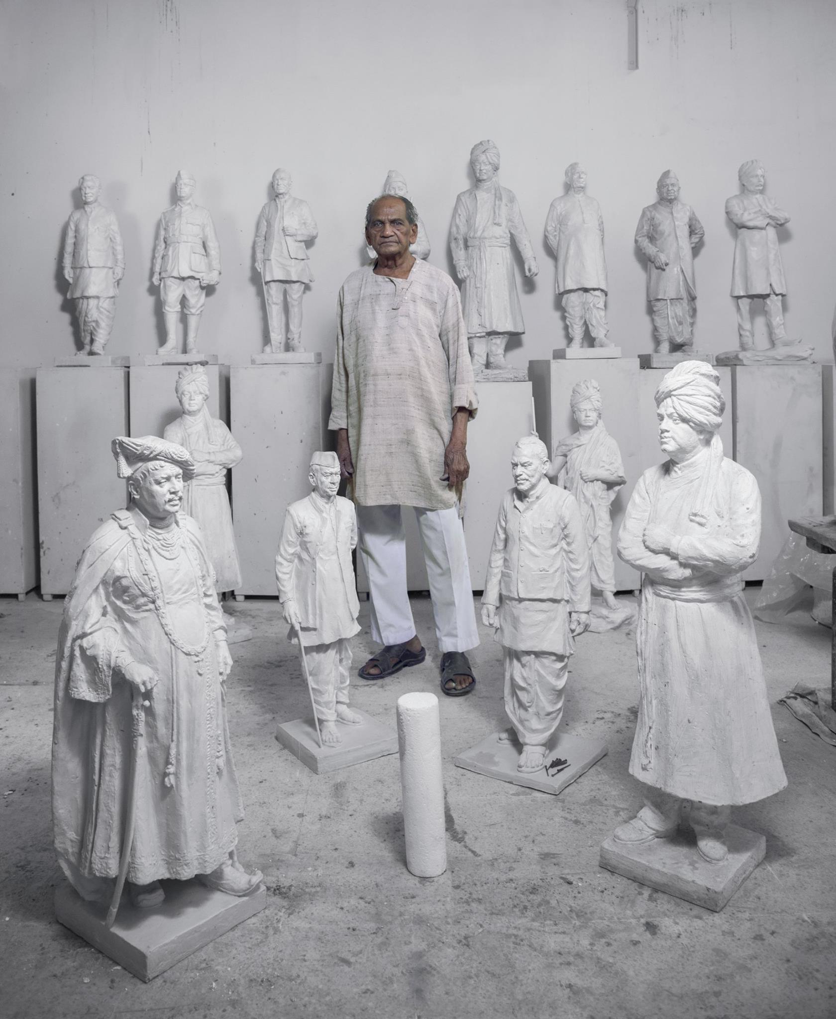Sculptor Ram Vanji Sutar Dies Noida; Statue Unity Maker Death PHOTOS VIDEOS