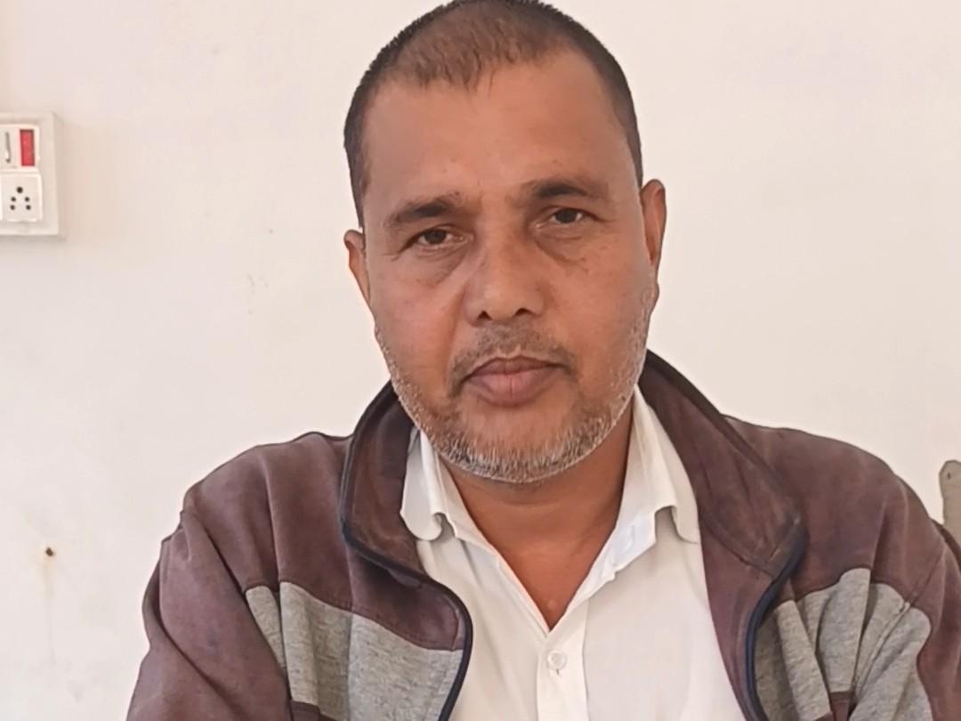 Hariraj Singh is the candidate for the post of Pradhan from Bairamabad ...