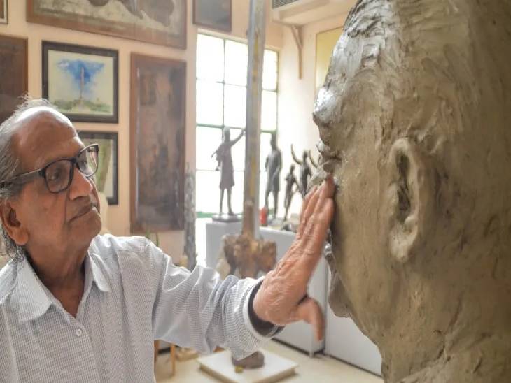 Sculptor Ram Vanji Sutar Dies Noida; Statue Unity Maker Death PHOTOS VIDEOS