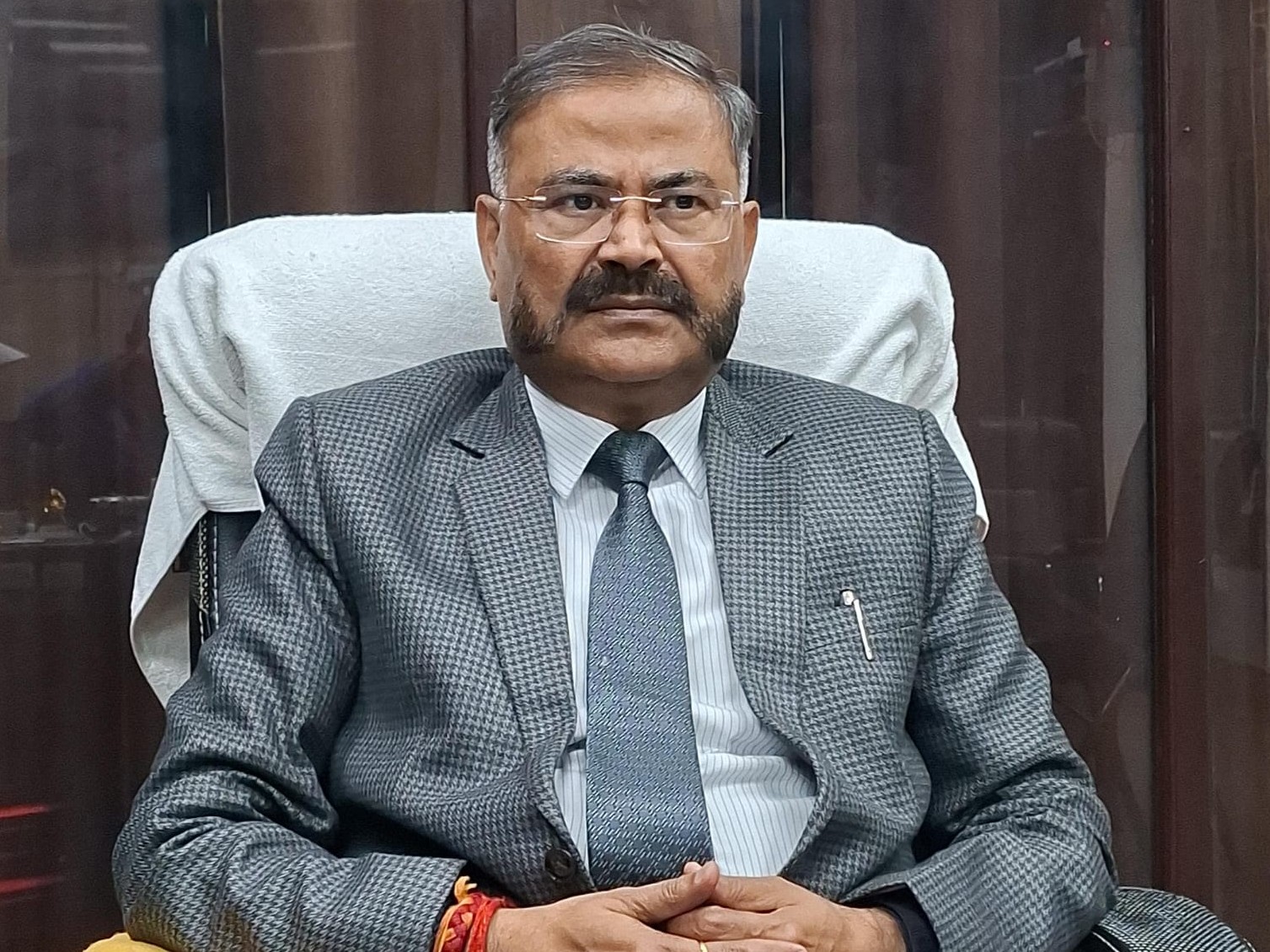 Former DGP Prashant Kumar took charge