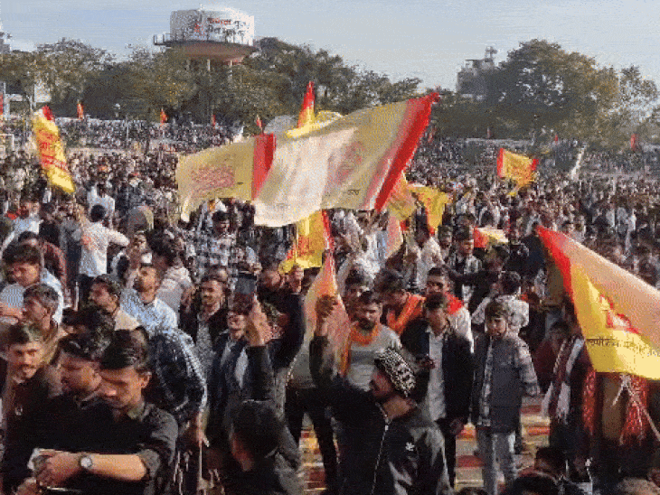 MP Harda Karni Sena Protest LIVE Photos Update; Jeevan singh Sherpur ...