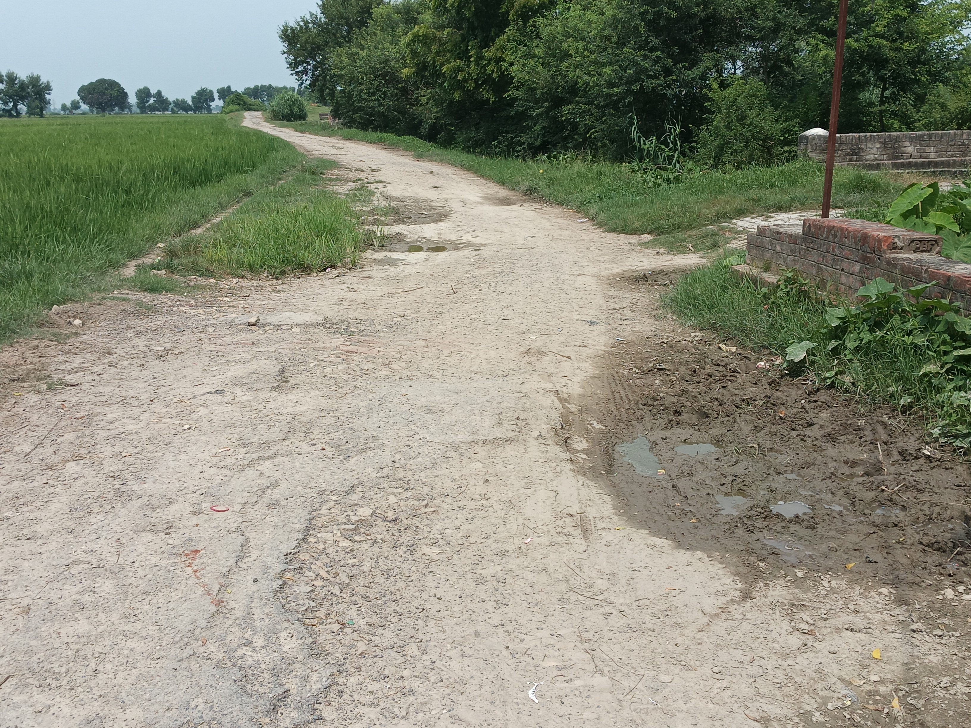The railing of Bagdihawa culvert in Siddharthnagar broke Siddharthnagar ...