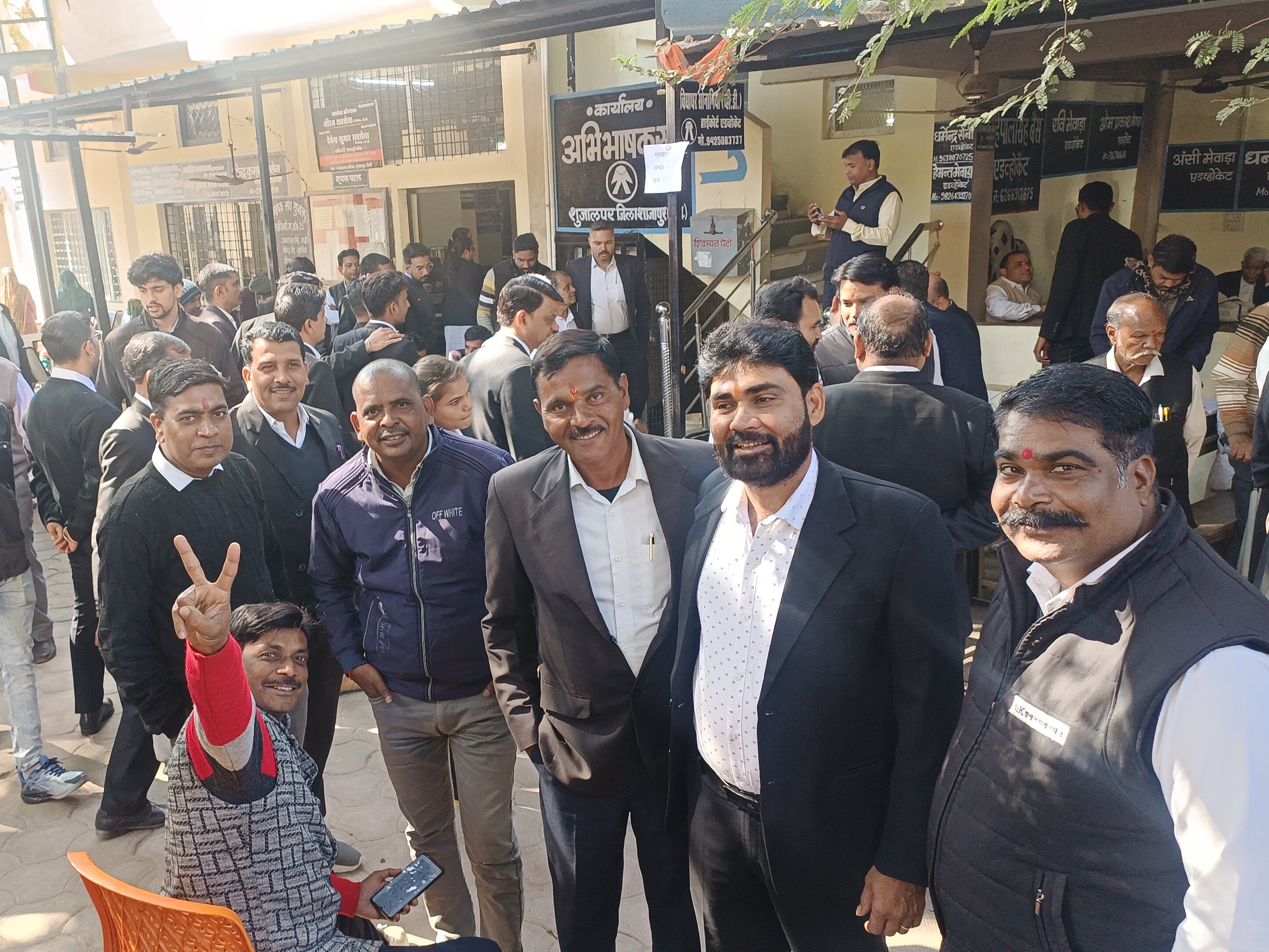 Voting continues for Shujalpur Bar Association elections