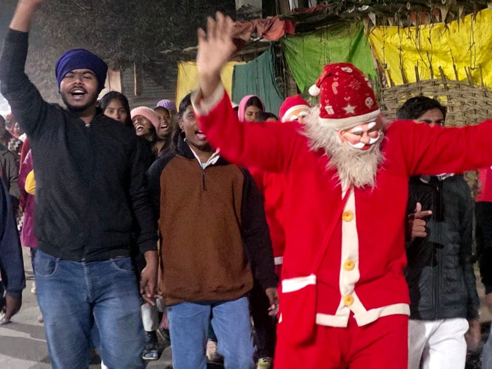 Christmas Eve celebrations in Dudhiya | दुद्धी में क्रिसमस की पूर्व ...