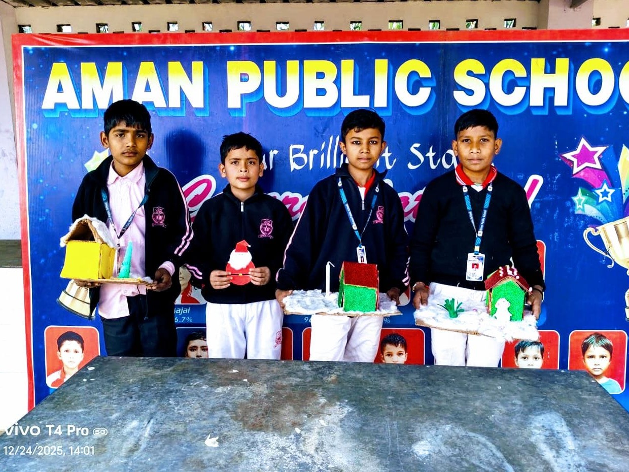 Christmas was celebrated in the school of Gajraula.