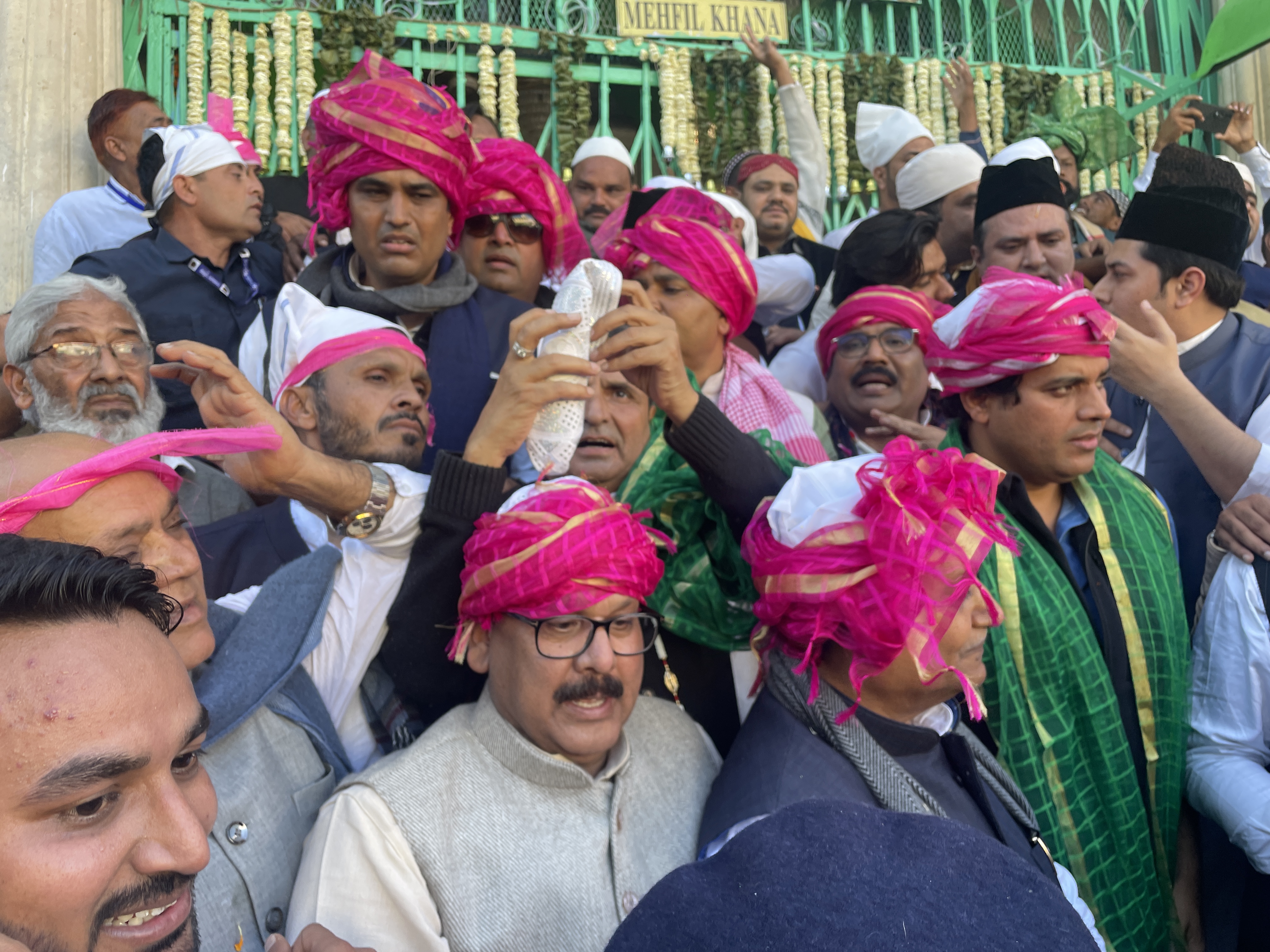 Congress National President Kharge's Chadar presented at Urs