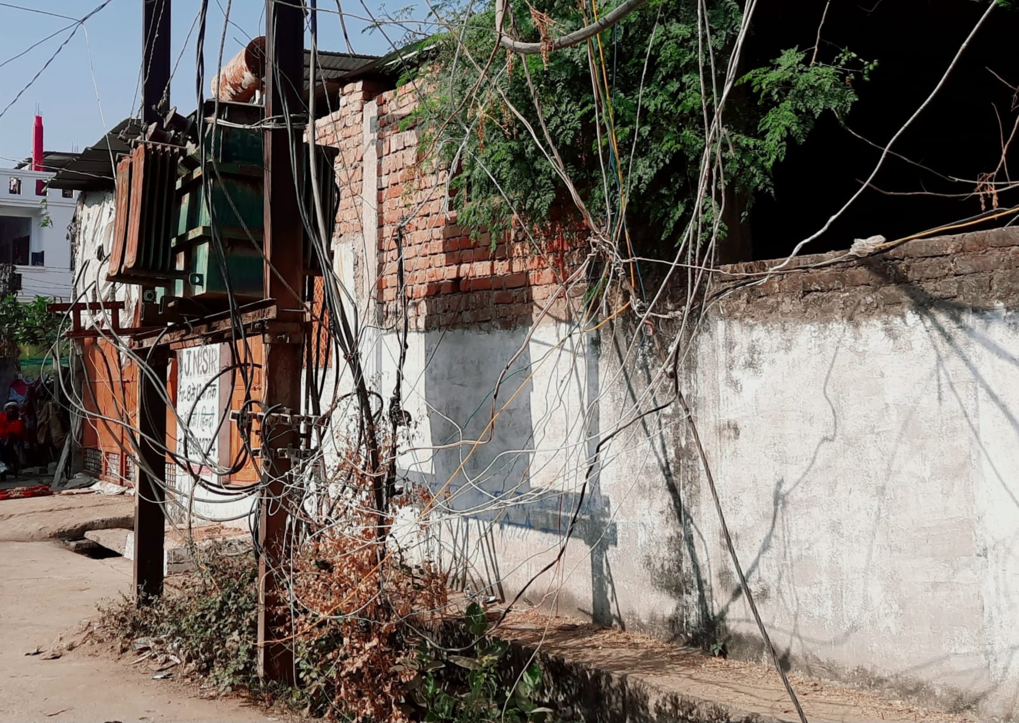 People are stealing electricity by cutting transformers and lines ...