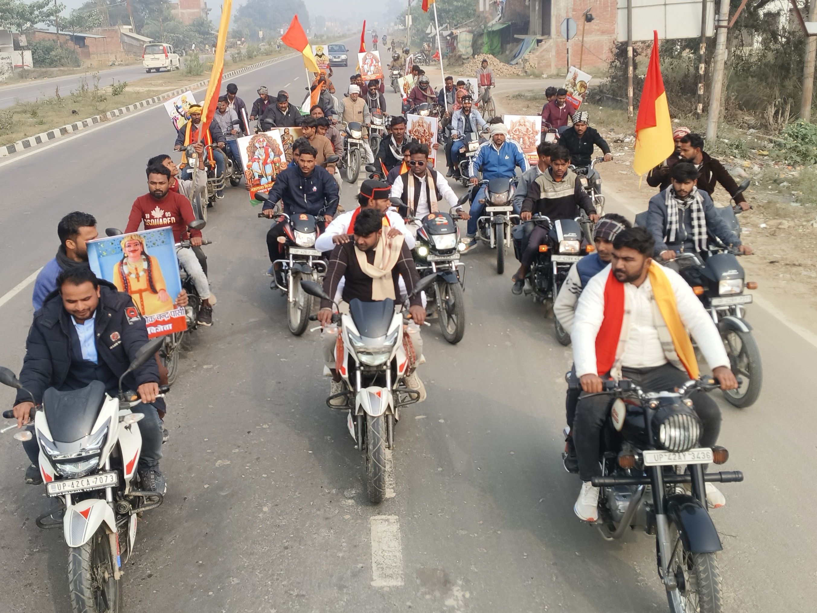 A grand bike rally was organised on the occasion of Maharaja Bijli Pasi ...