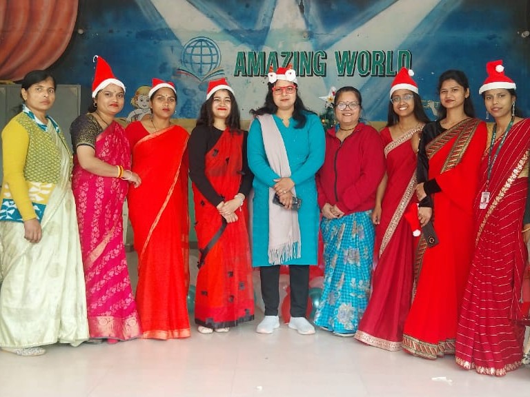 Christmas celebrated in private school of Sirsaganj | सिरसागंज के निजी ...