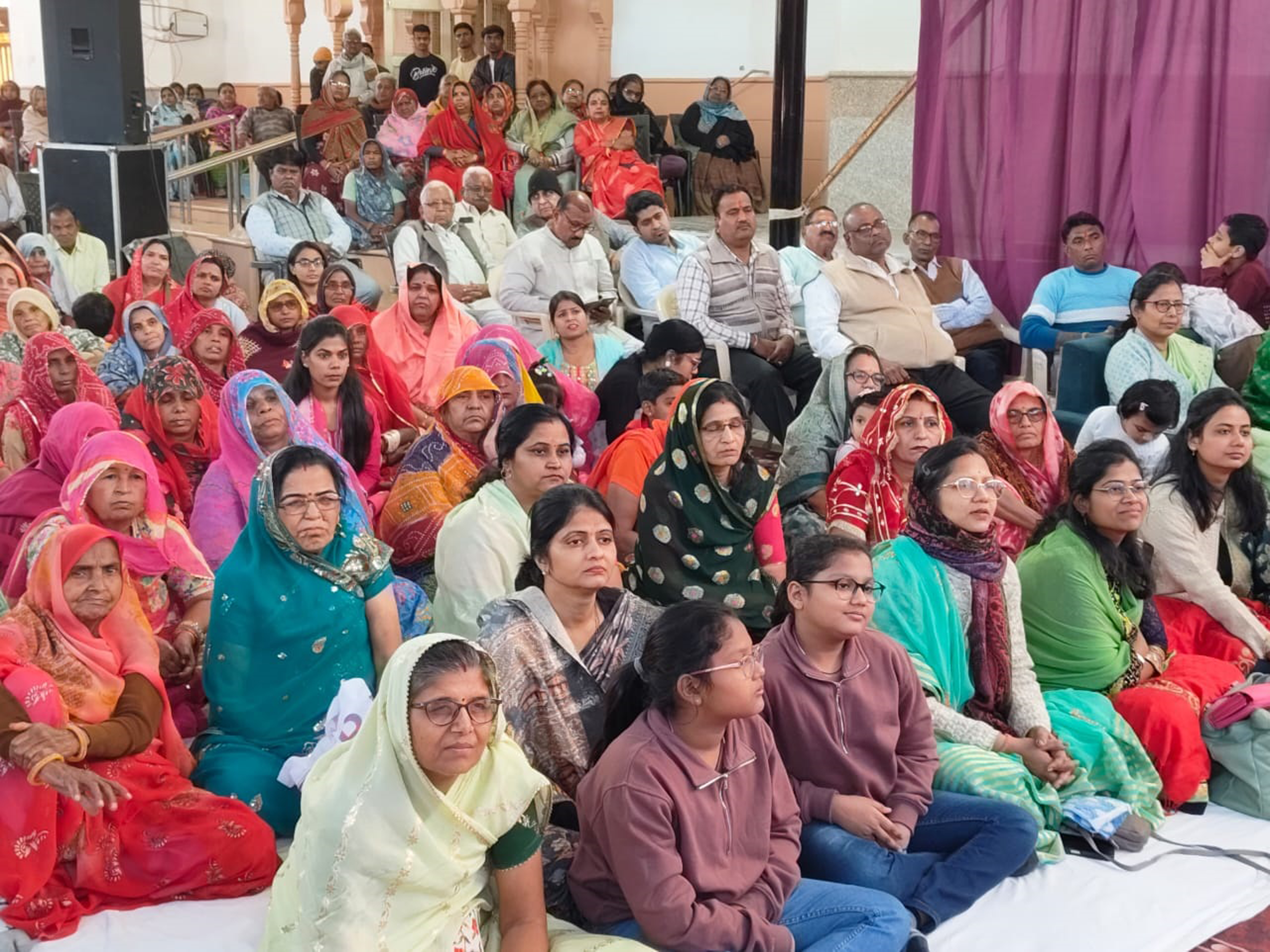 The story of Draupadi's disrobing was narrated on the third day of the ...