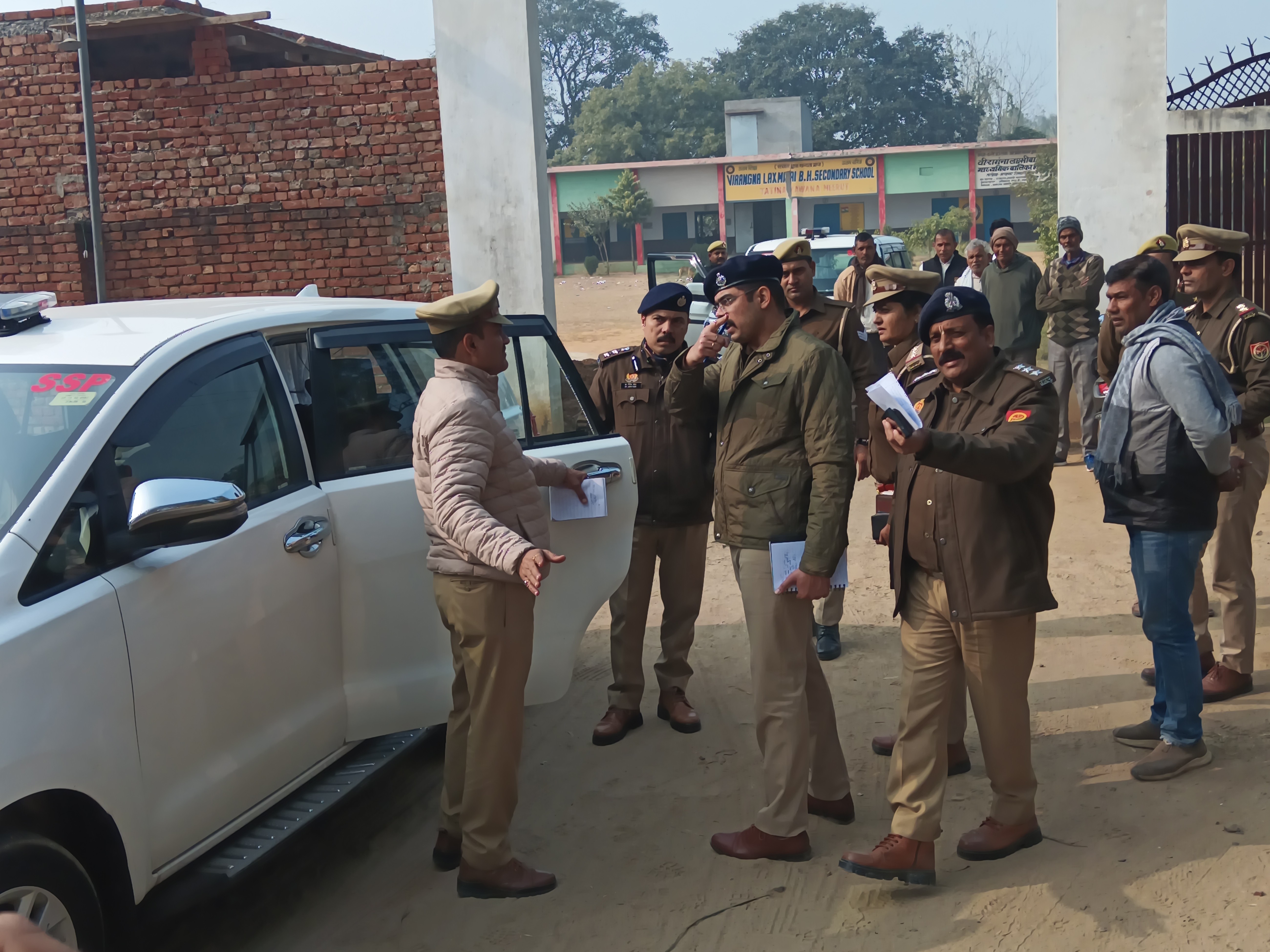 SSP inspected after Satla attack | सटला हमले के बाद एसएसपी ने किया ...