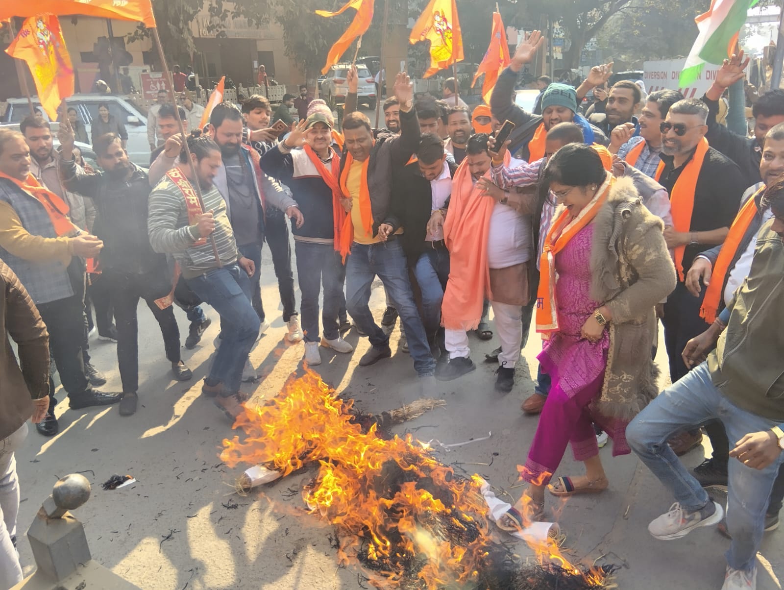 Hindutva protests in Agra