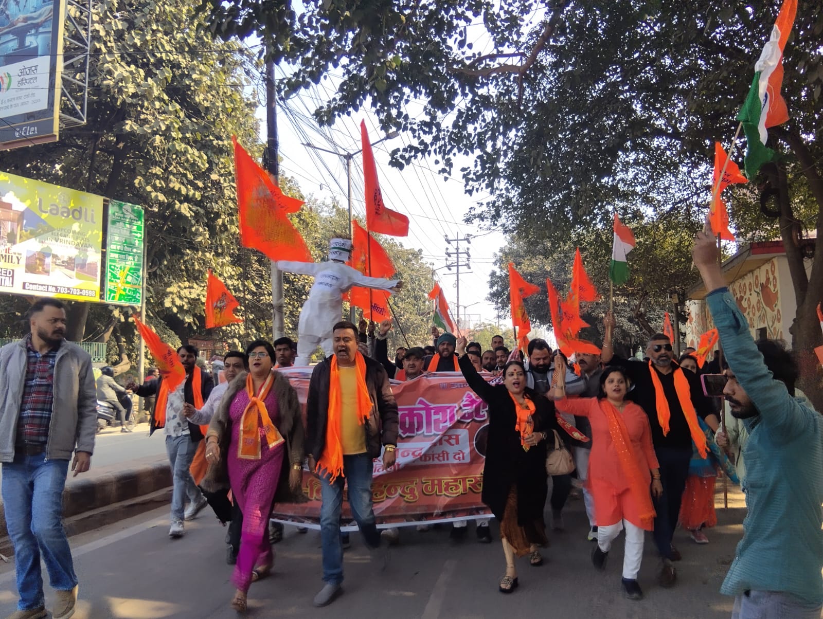 Hindutva protests in Agra