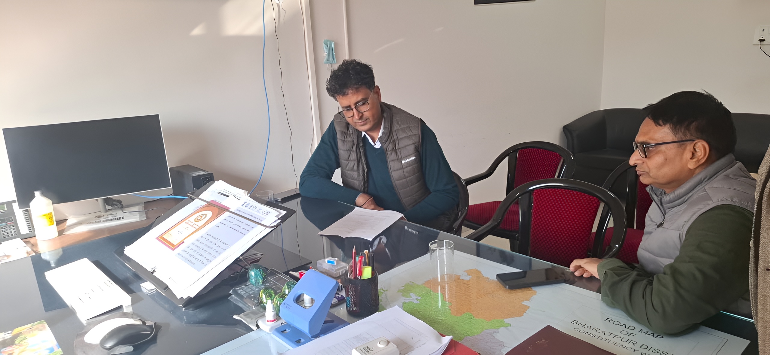 Additional Director arrived to inspect RBM Hospital | आरबीएम अस्पताल का ...