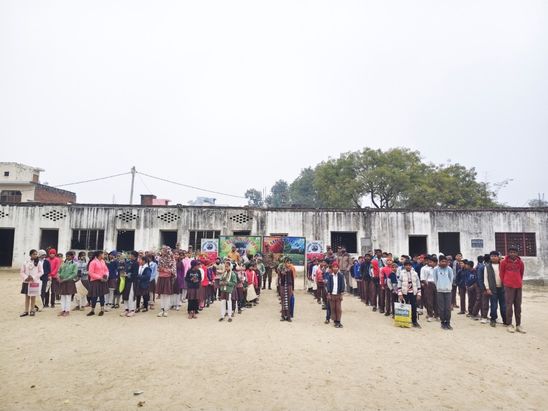Ganga Task Force administered cleanliness pledge to students