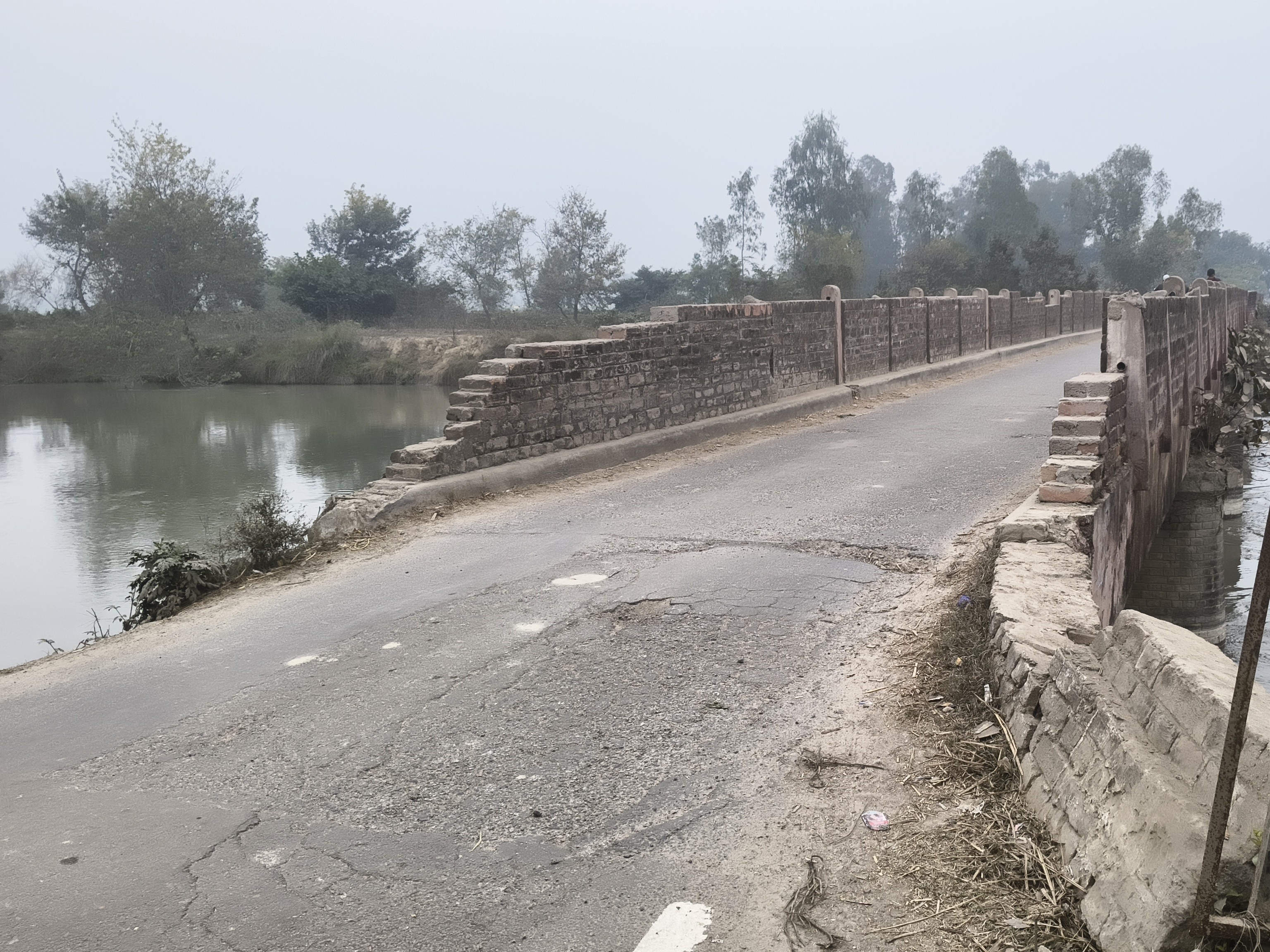 The railing of the Beria bridge is broken, causing accidents. | बेरिया ...