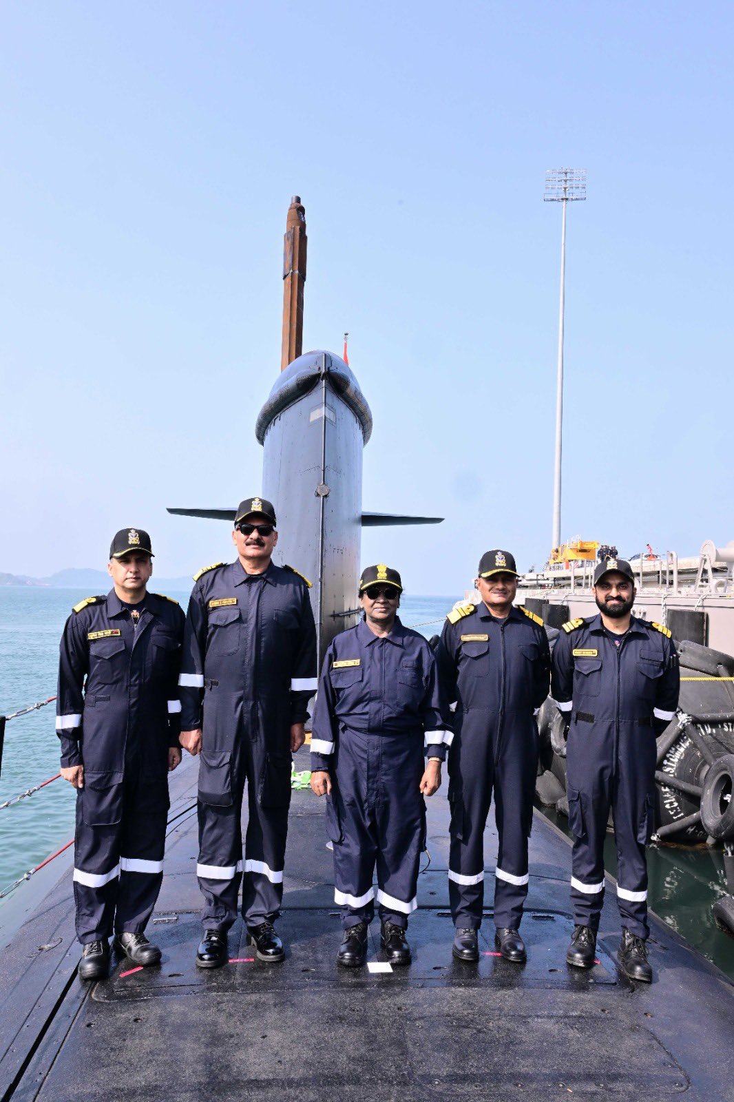 President Murmu undertakes submarine ride aboard INS Vaghsheer Becomes ...