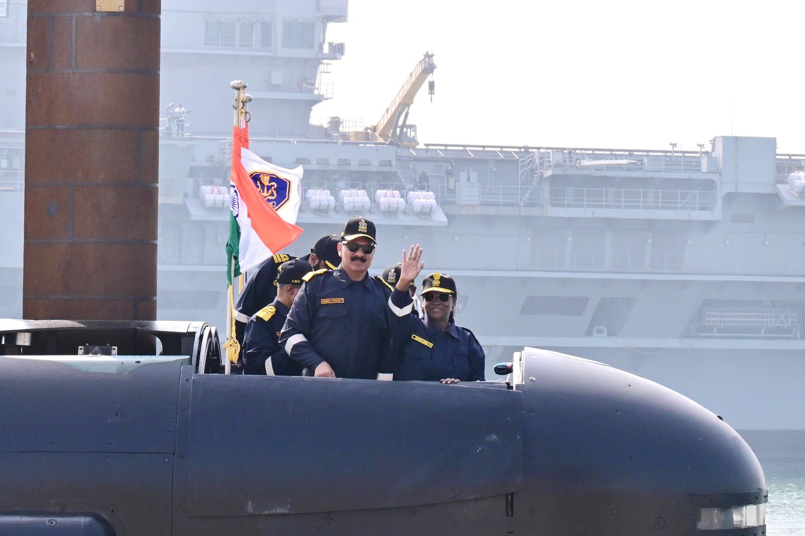 President Murmu undertakes submarine ride aboard INS Vaghsheer Becomes ...