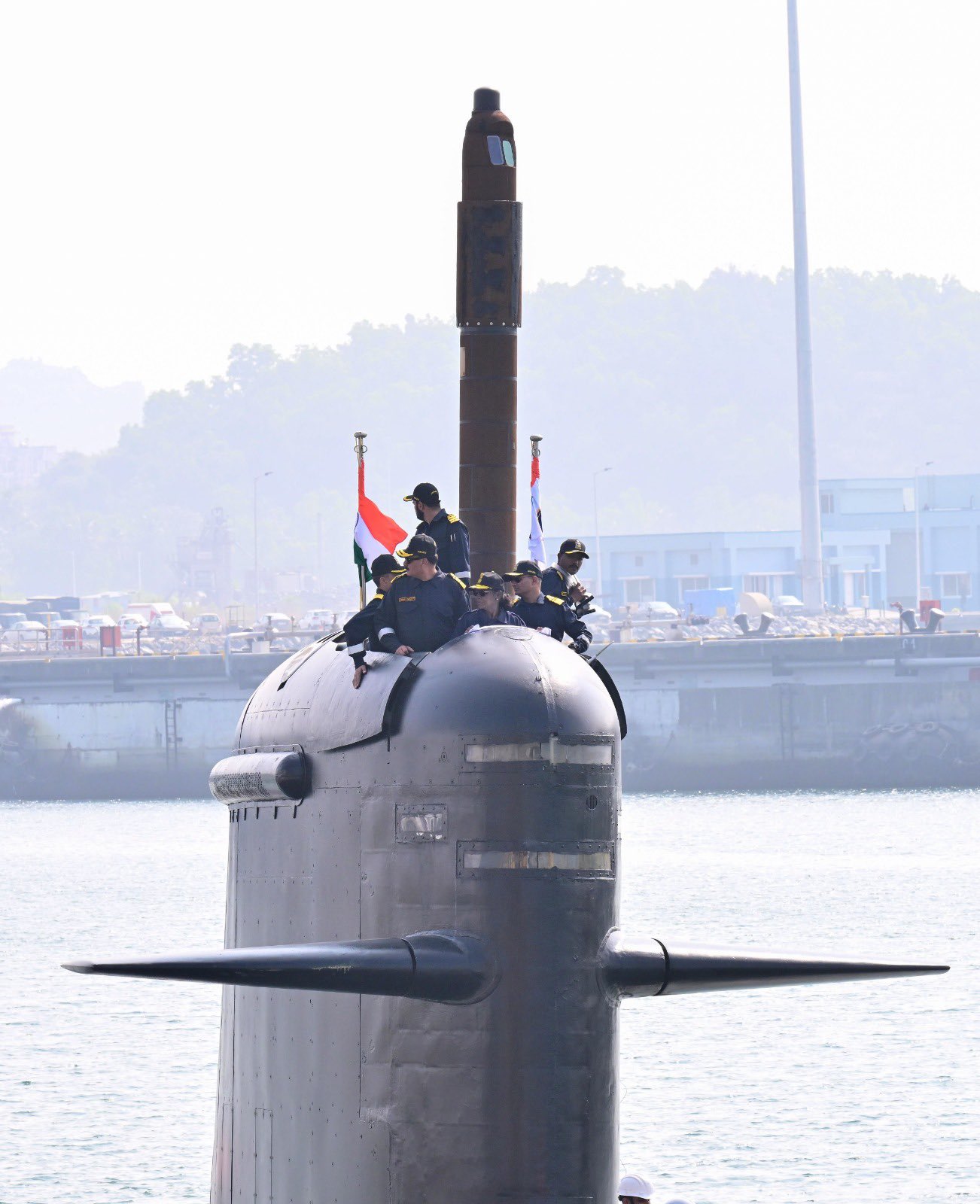 President Murmu undertakes submarine ride aboard INS Vaghsheer Becomes ...