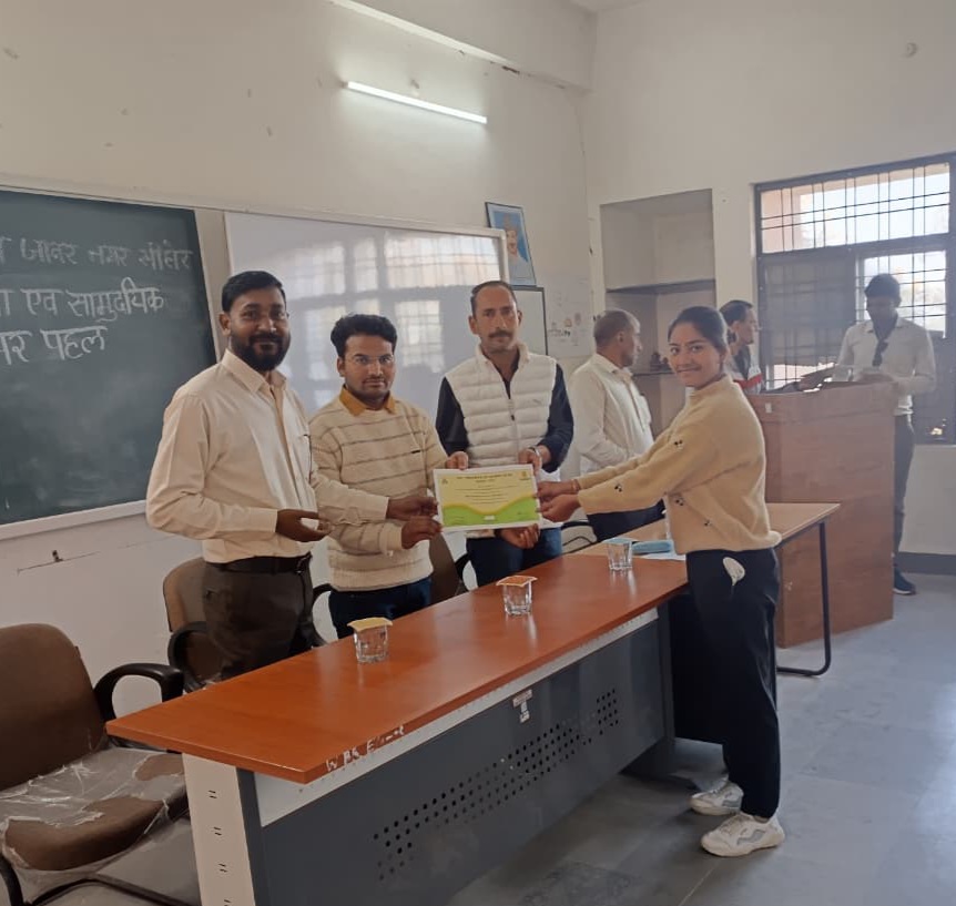 Prizes were awarded to the winning students in the competition ...