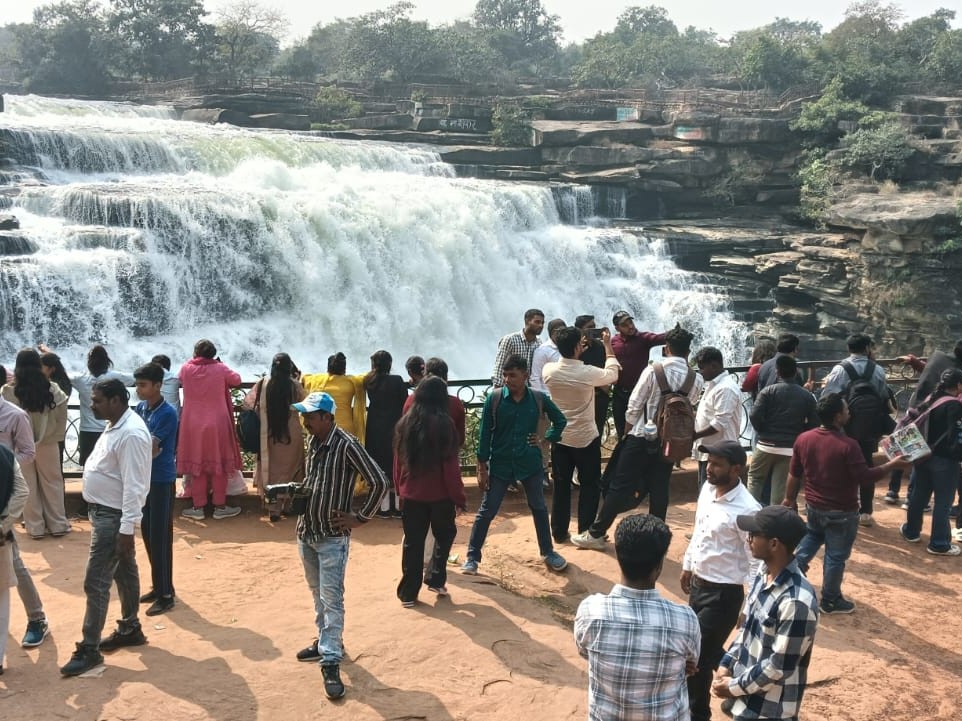 Chakia forest area is the center of tourists on New Year | नव वर्ष पर ...