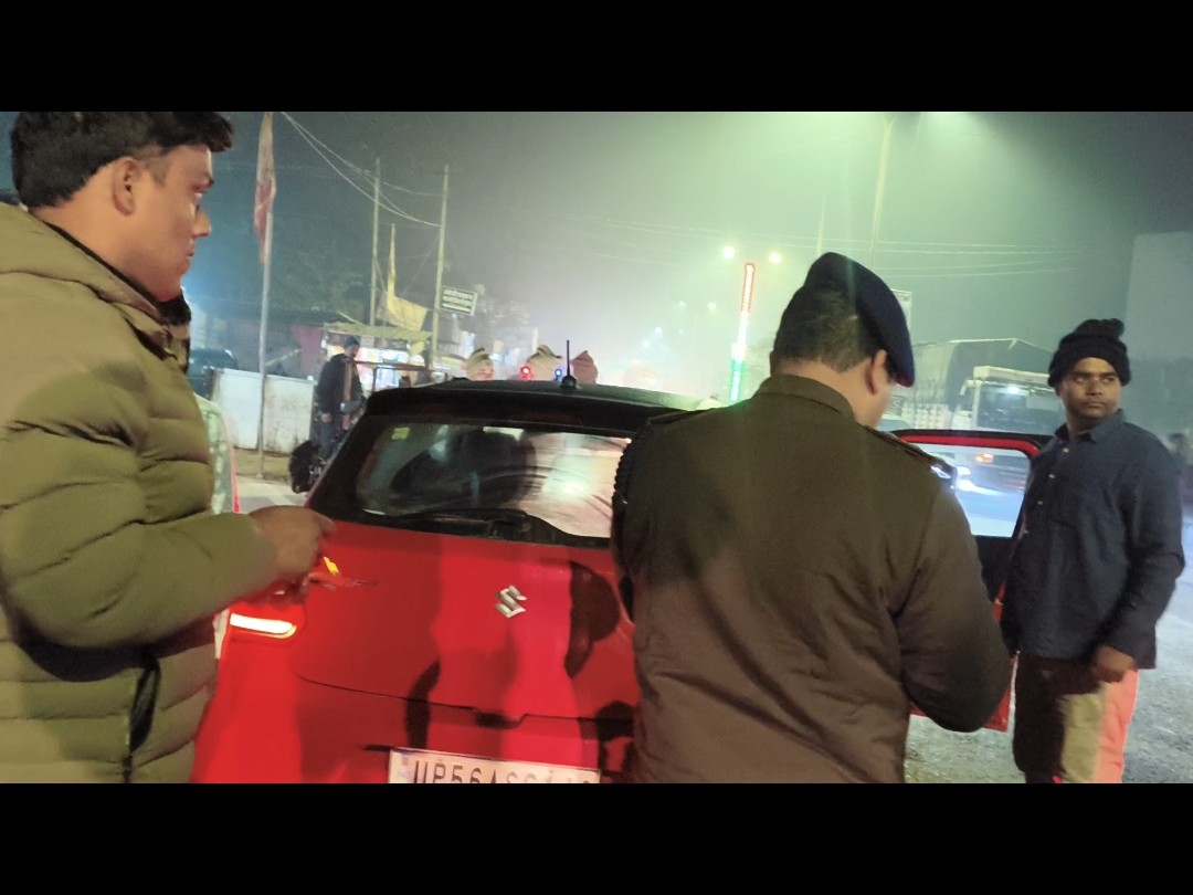 Action taken against vehicles violating rules at Sonauli border ...