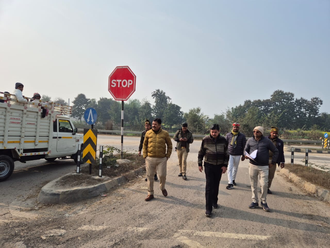 Black spots marked on Ghosi National Highway