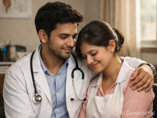 An intern doctor proposed to a student on Instagram.