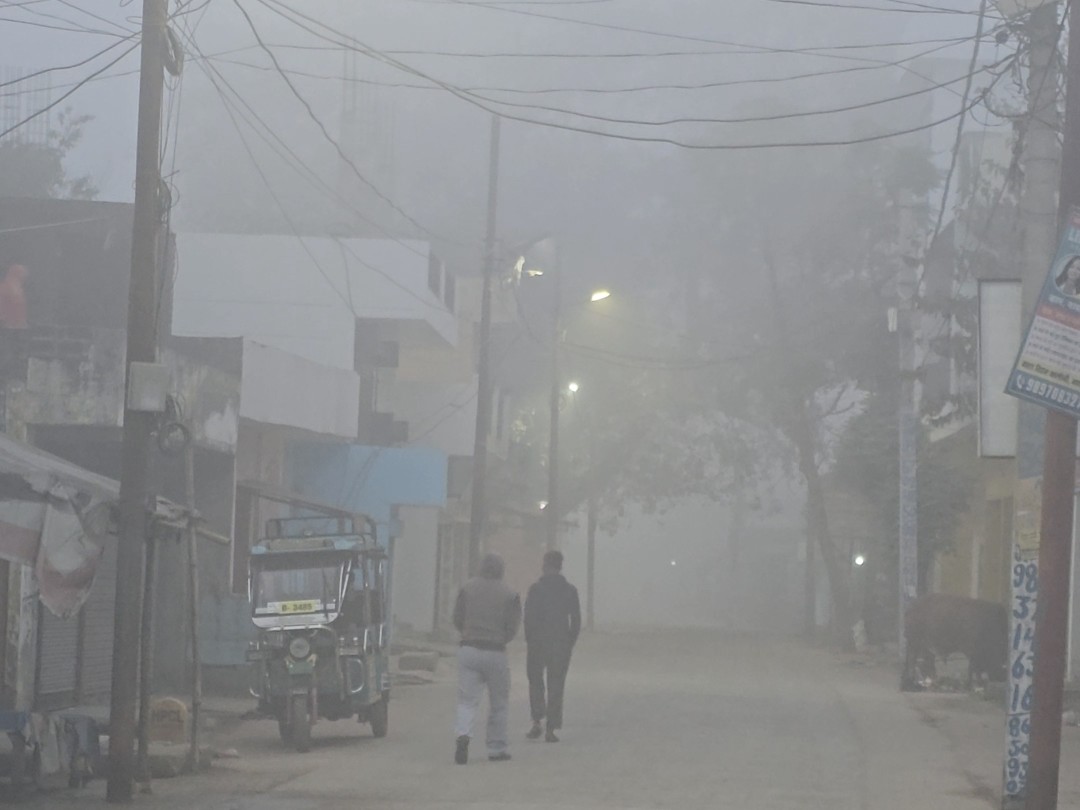 Severe cold, dense fog prevails in Bijnor | बिजनौर में कड़ाके की ठंड, घना कोहरा छाया: विजिबिलिटी ...
