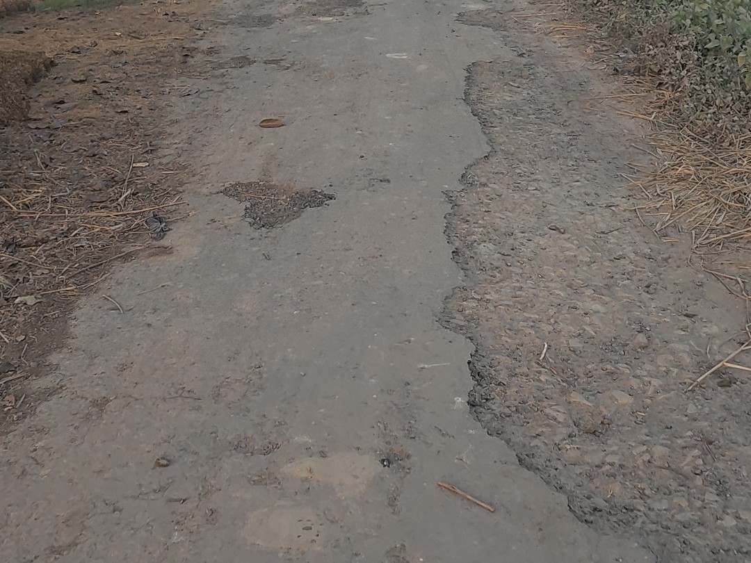 Road in Phaphamau assembly constituency is in bad condition, traffic ...