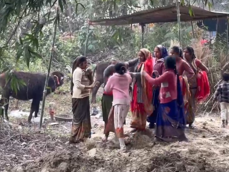 Clash between women over land dispute in Amethi, VIDEO | अमेठी में जमीन ...