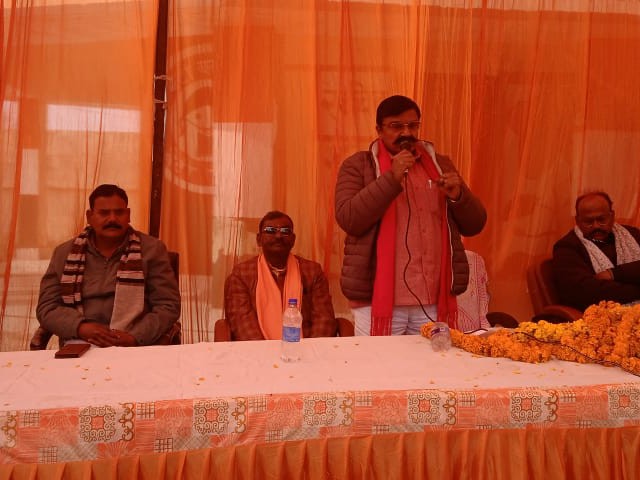 Sadar MLA performed the ground breaking ceremony of the model ration ...