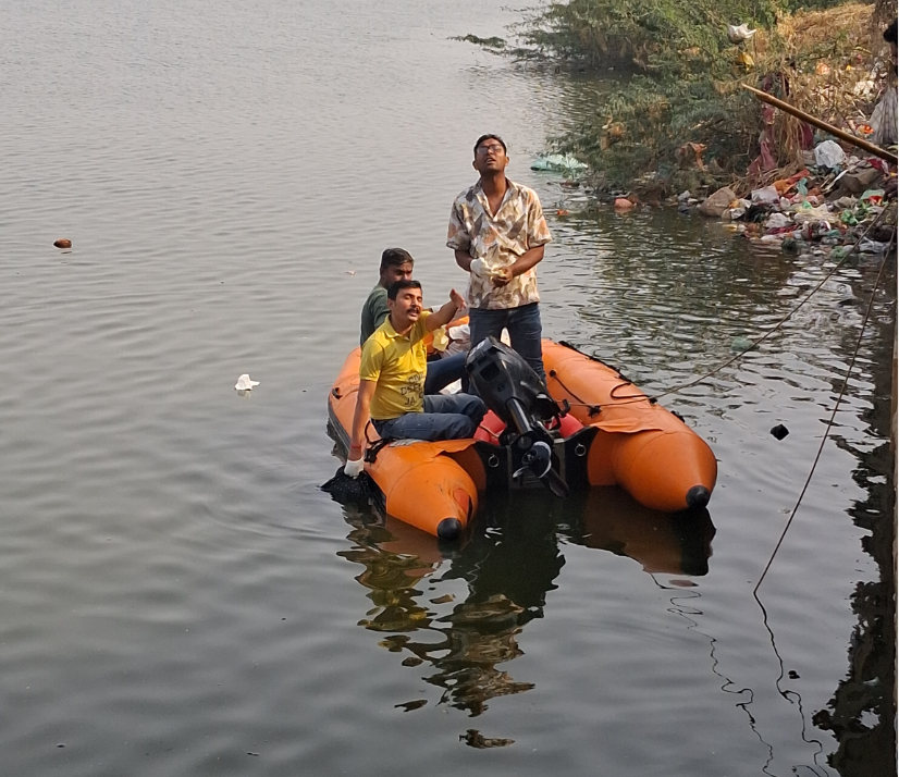 video shows youth struggling drowning in rajasthan pond flails limbs body recovered after two ...