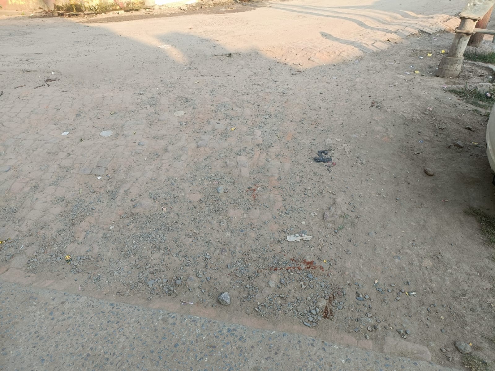 Potholes on the road in Kurara are causing vehicles to overturn ...