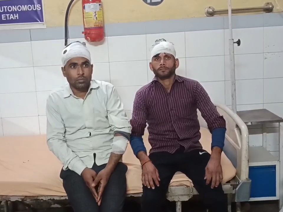 Dispute over removing tractor from farm, two injured | खेत से ट्रैक्टर ...