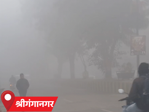 Temperature in minus in Rajasthan, snow accumulated in many areas