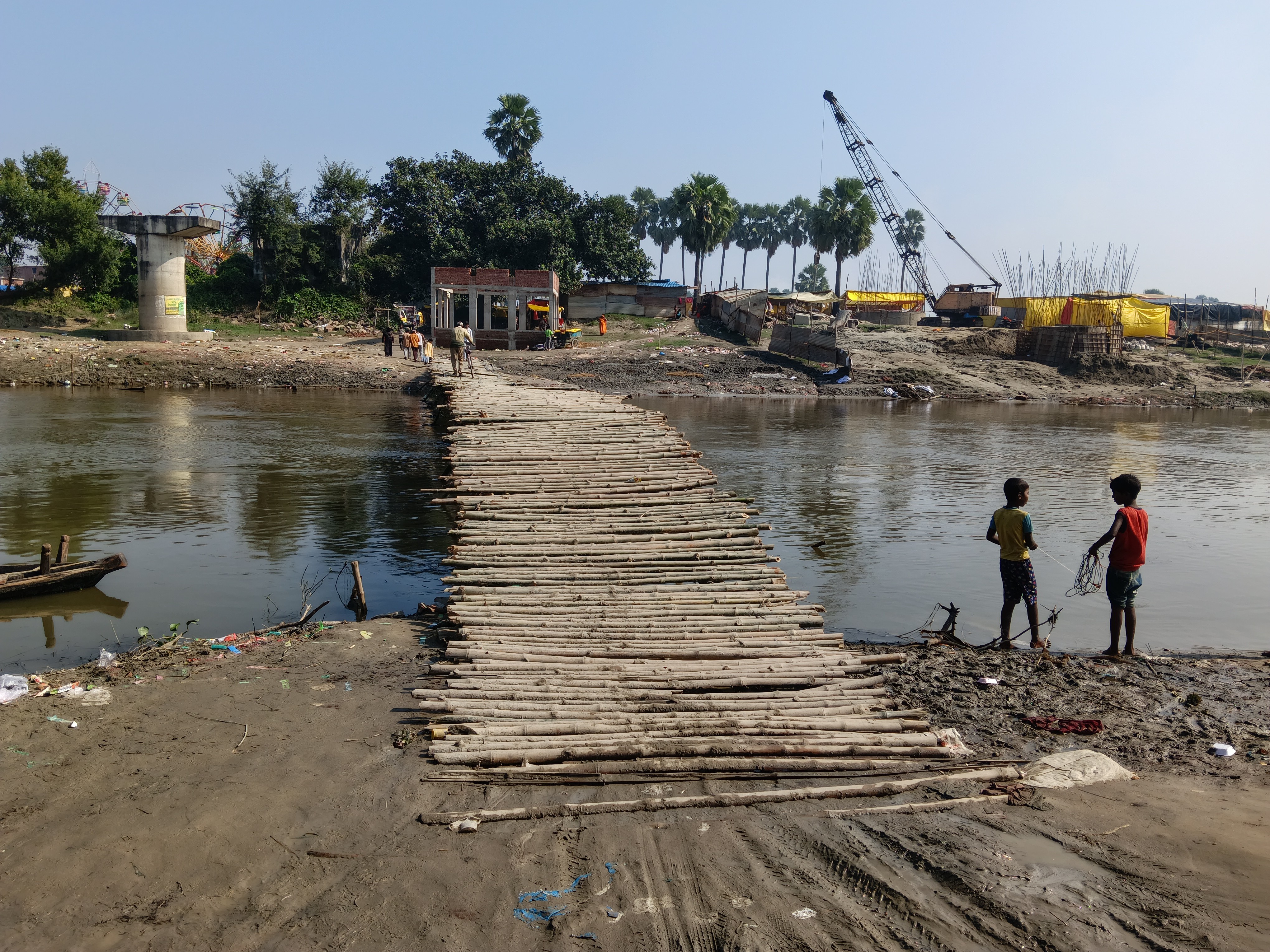 Bhatni Chakni Ghat Bridge Construction Eases UP-Bihar Travel | News
