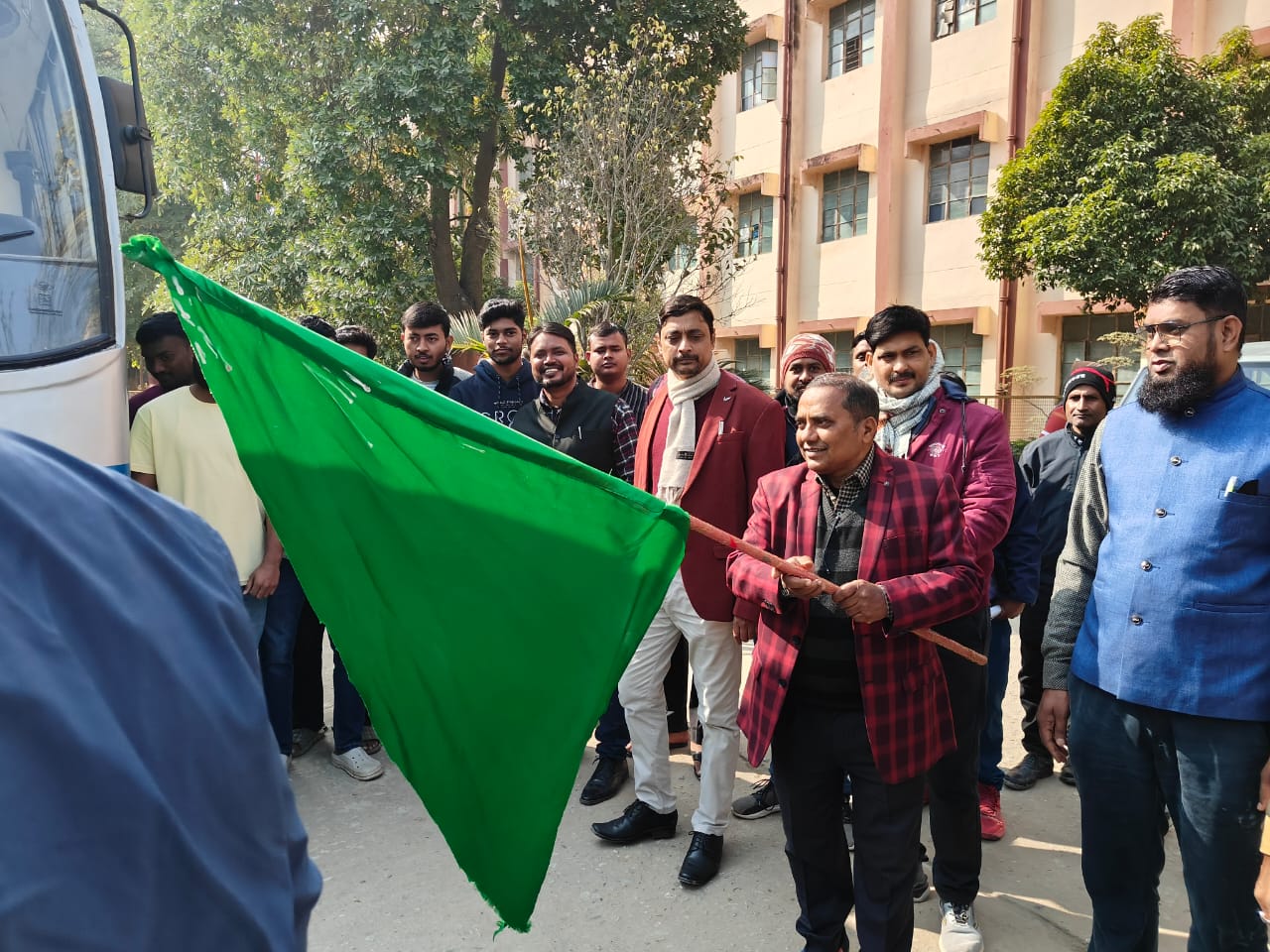 The exhibition bus will make children aware about science in schools.