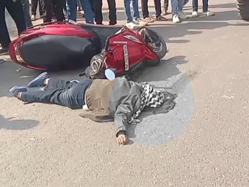 Prayagraj AG office female employee crushed by truck Army vehicle’s ...