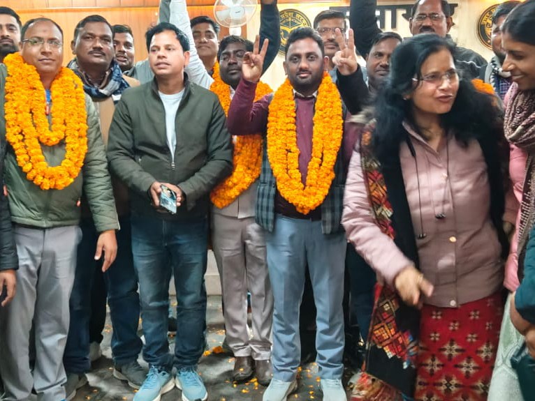 Kushambi Chakbandi Lekpal Sangh Election: Anurag Singh Elected President