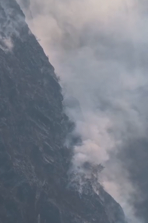 Uttarakhand Valley of Flowers Fire Rages; Air Force Aids Dousing ...