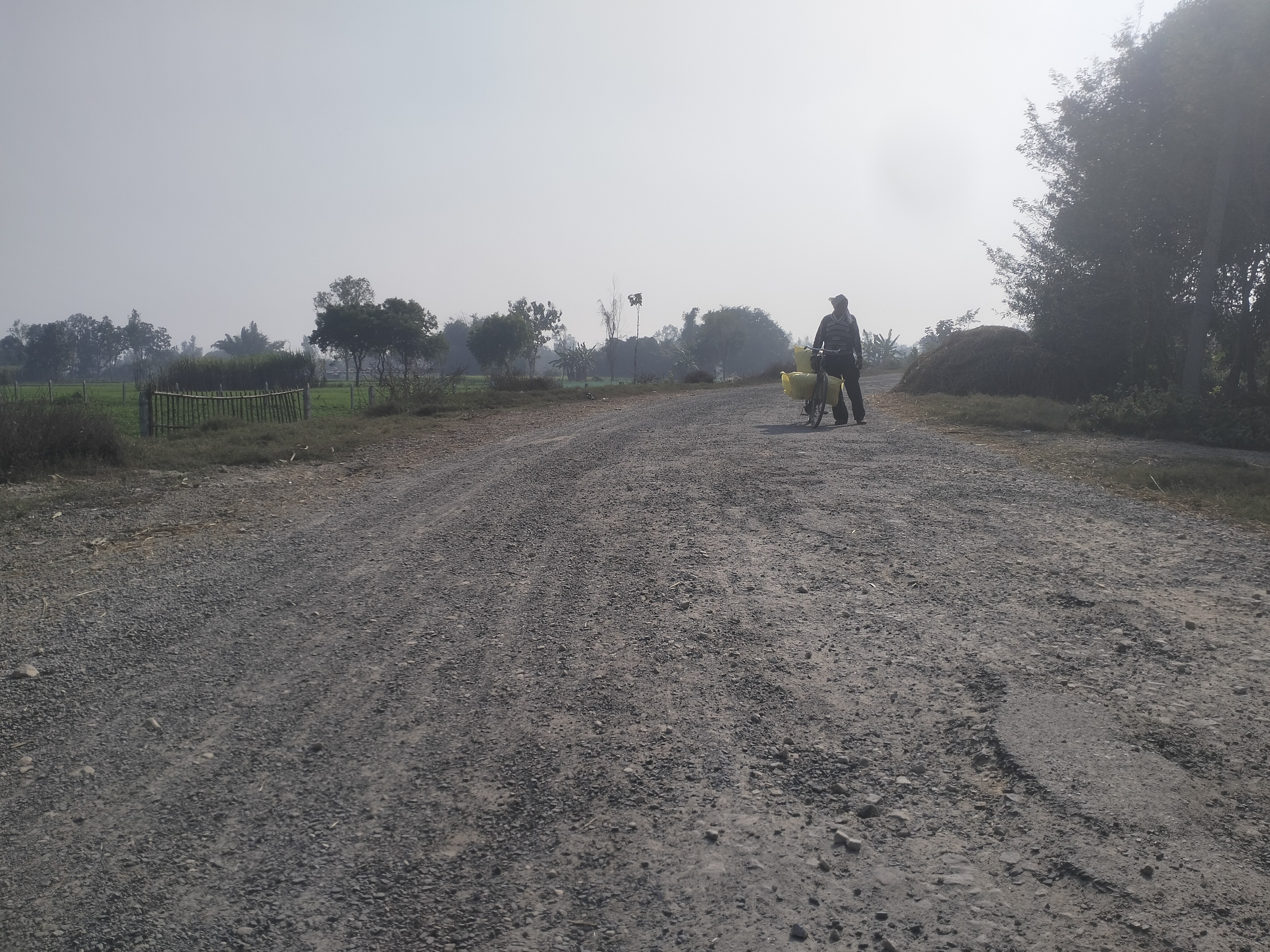 Basti Road Repair Failure | Selhra Ghat Bridge Path Deteriorates ...