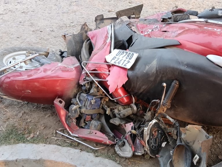 Masodha Accident: Students Scooter Hit by Bolero, Driver Flees