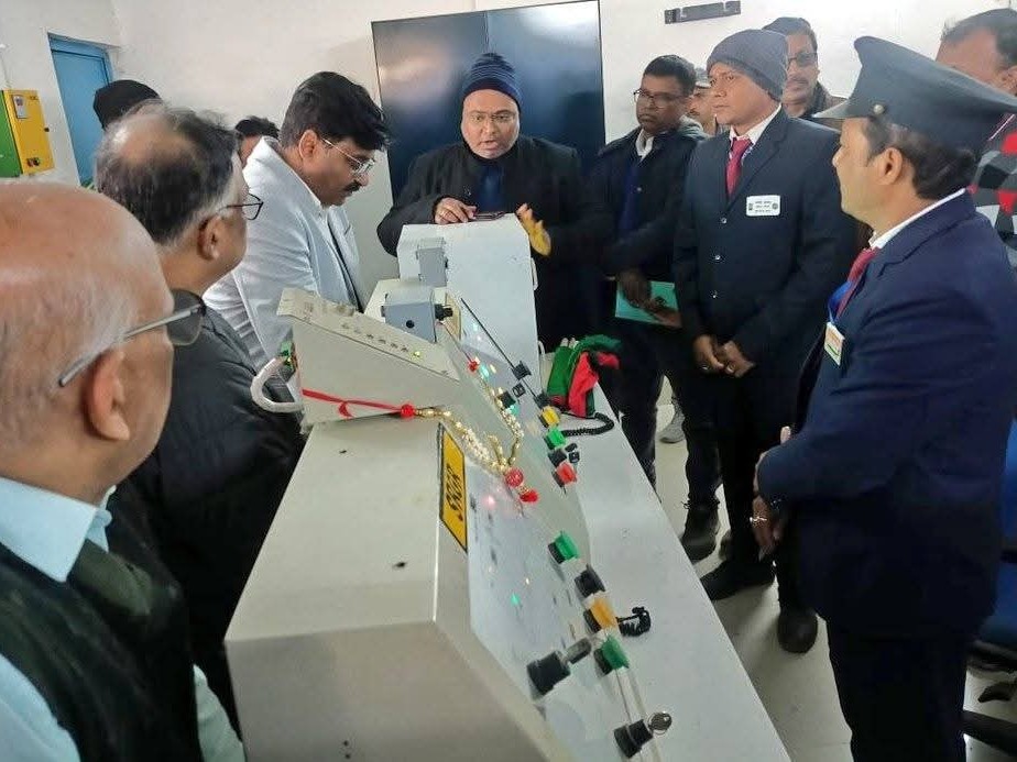 Supaul Bypass Railway Line CRS Inspection | Lalitgram Washing Pit