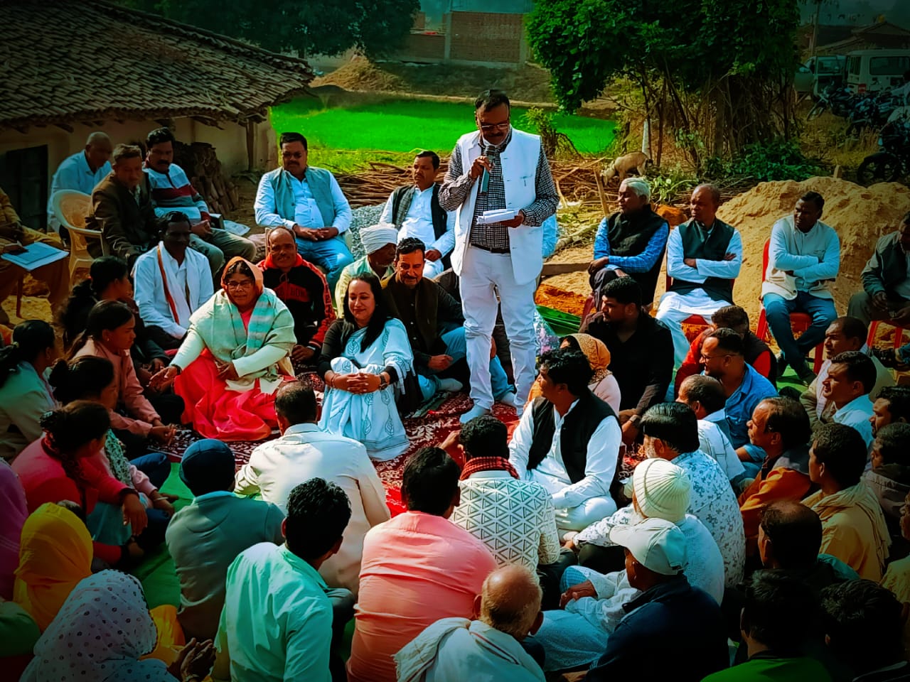 MNREGA Bachao Sangharsh Abhiyan started in Wadrafnagar