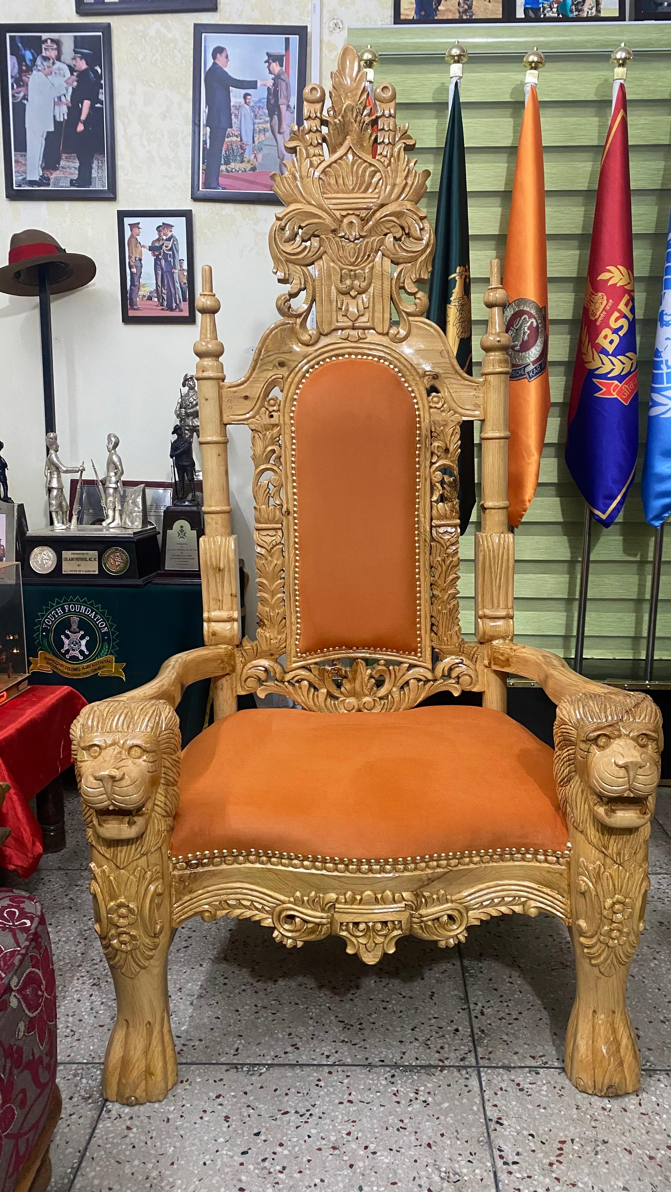 Saffron Seat From Kedarnath Cedar For UP CM Yogi Adityanath ...