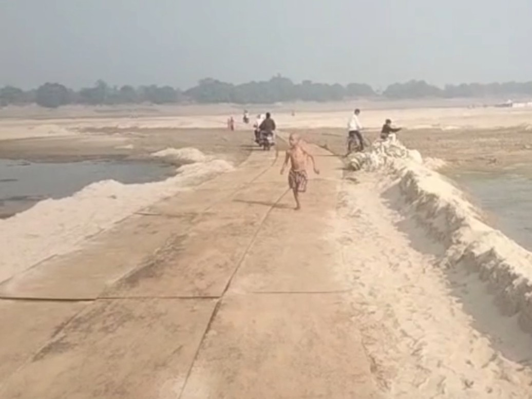 Anupriya Patel Inaugurates Pipa Bridge Connecting Mirzapur & Bhadohi ...